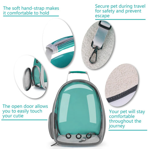 Cat Bubble Backpack with Clear Window, Space Capsule Transparent ...